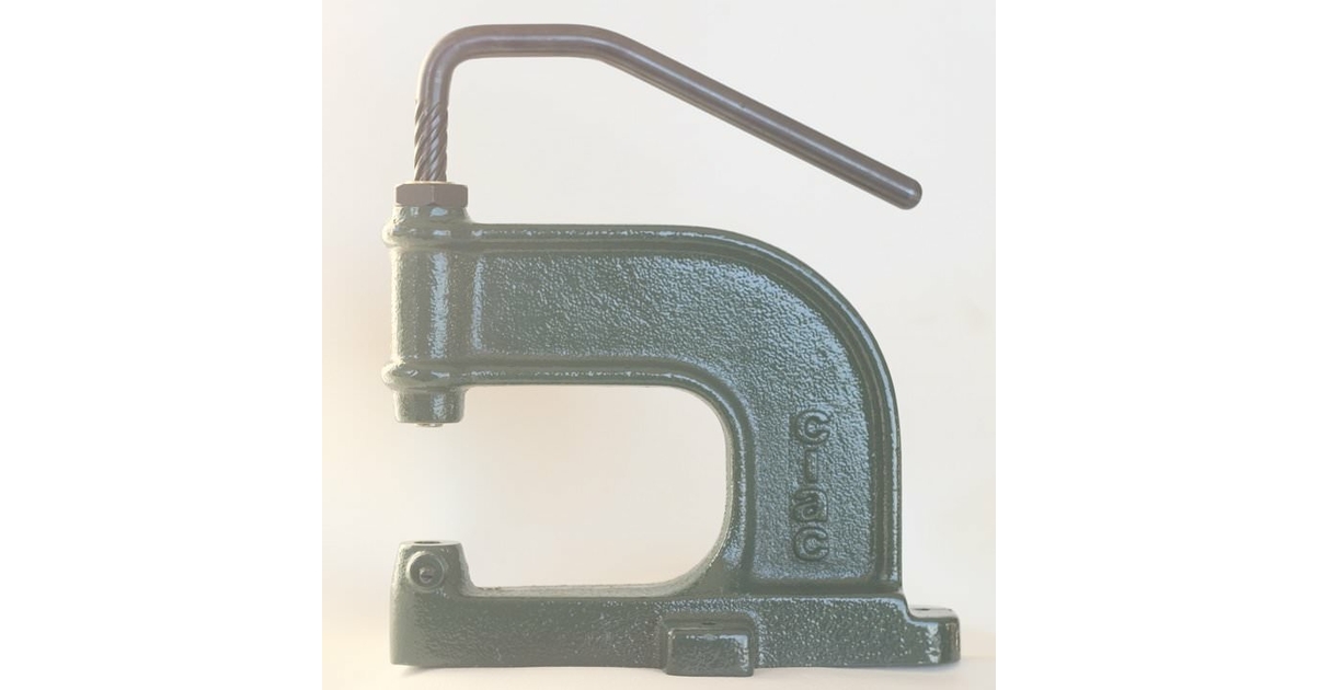 MACHINE POSE OEILLET, PRESSION,RIVETS, A BALANCIER - OUTILLAGE CUIR ...