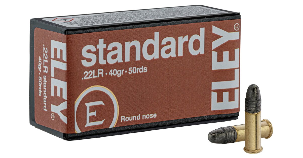 Cartouches ELEY Standard .22 LR - Cartouches à percussion annulaire/.22 ...