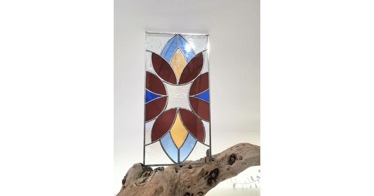 Panneau vitrail Glass'art - VITRAUX/ART'GLASS - kimcap-creations