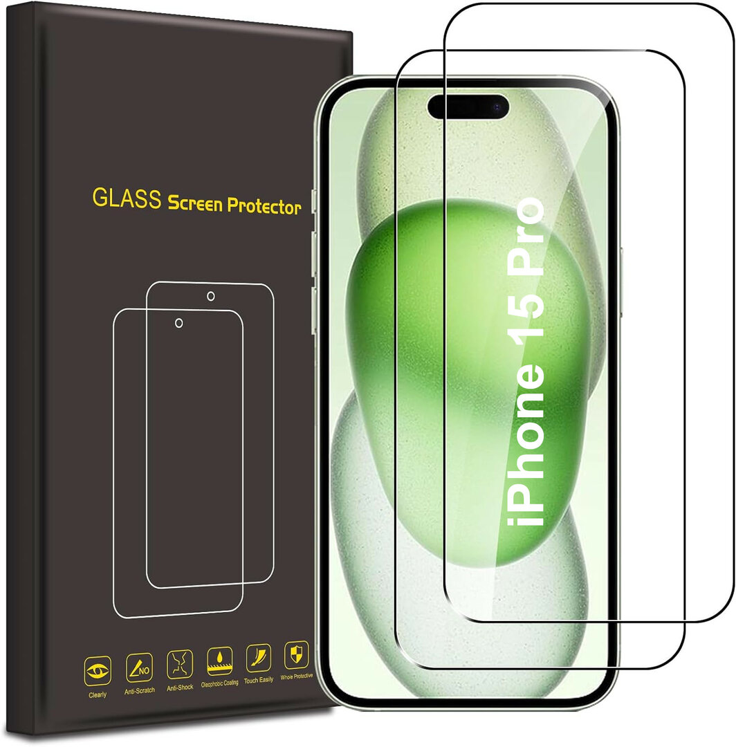 Verres Trempes X2 Pour iPhone 15 Pro Little Boutik© - Apple/iPhone 15 ...