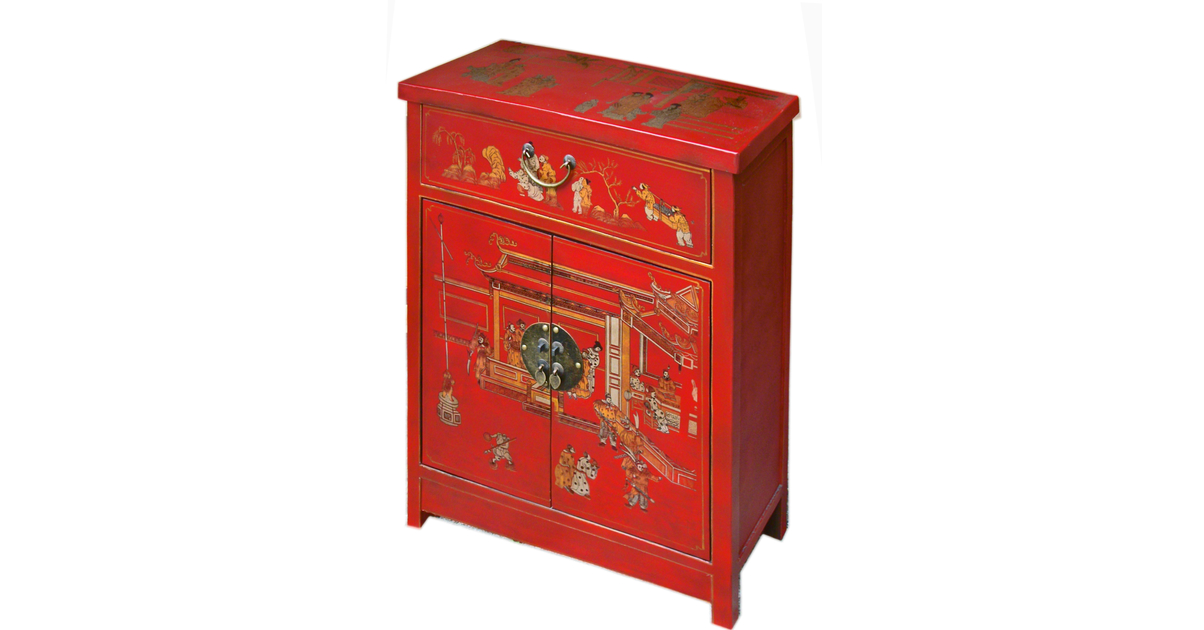 Meuble chinois rouge collection Ming - Promos - Magie d'Asie