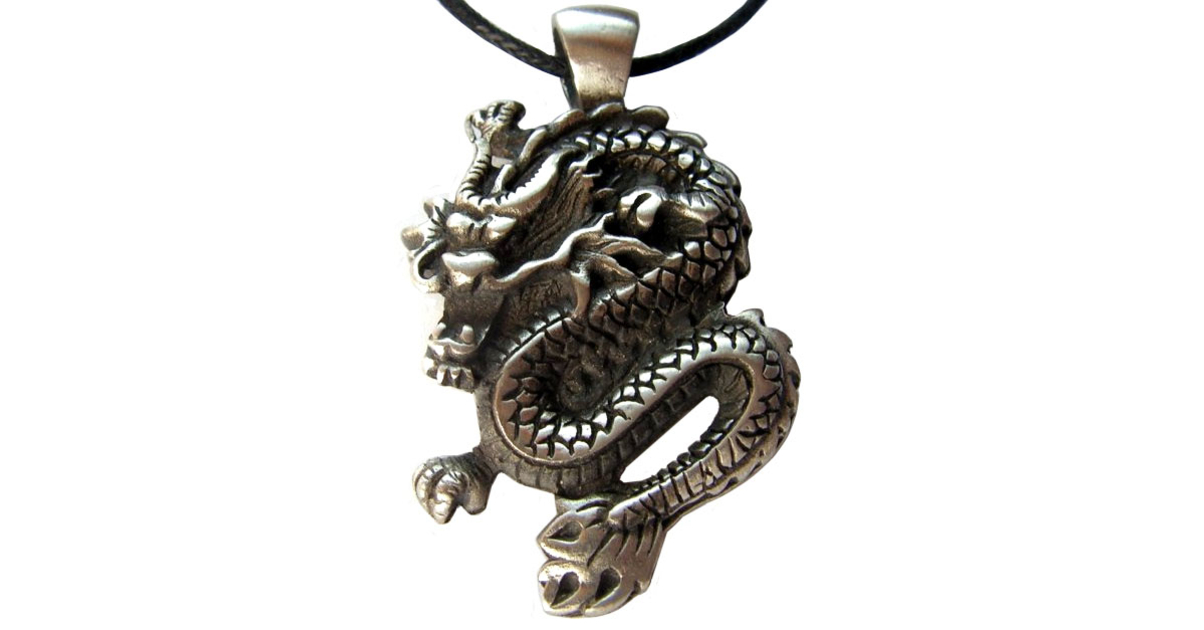 Pendentif amulette dragon - Promos - Magie d'Asie
