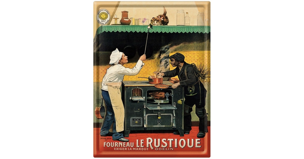 Plaque publicitaire fourneau rustique - grand modèle - PLAQUES METAL ...