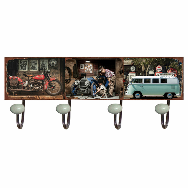 Patère combi Volkswagen - PIN'UP & ROUTE 66 - inexmob