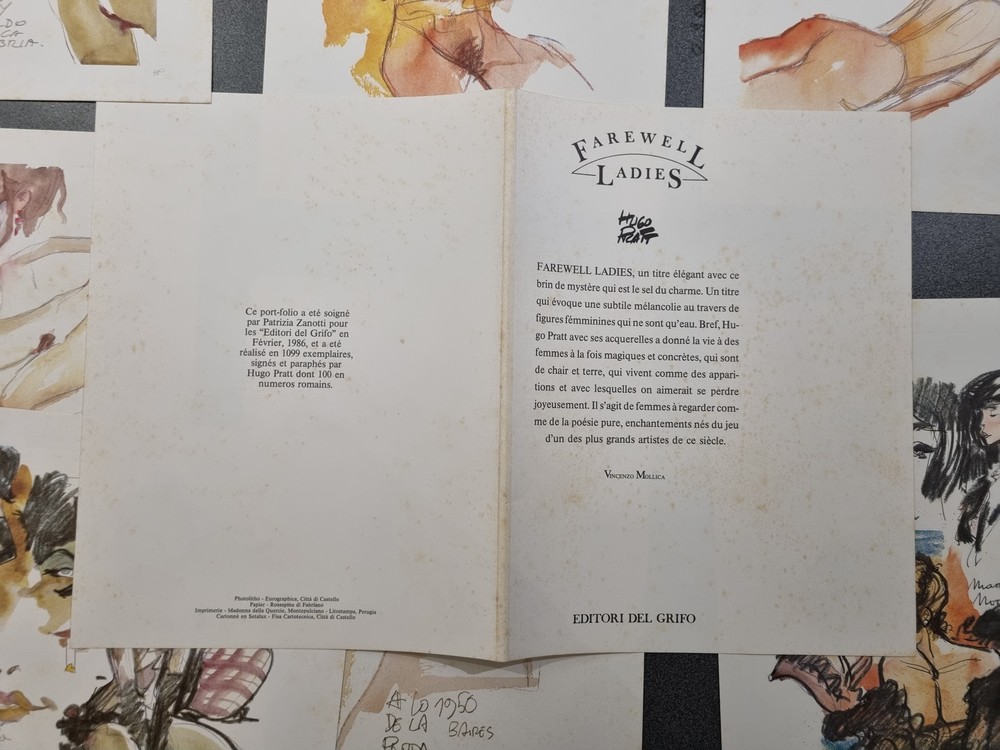 Pratt, Hugo- Portfolio Farewell Ladies - signé et numéroté - Para-BD ...