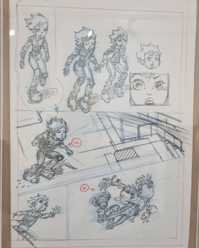 Dan Verlinden - Planche originale (recherche 25) - DEHORS - Dessins ...