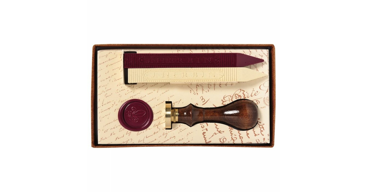 Kit Sceau à cacheter Herbin Fleurs de Lys - Sceaux/Sceaux fantaisie ...