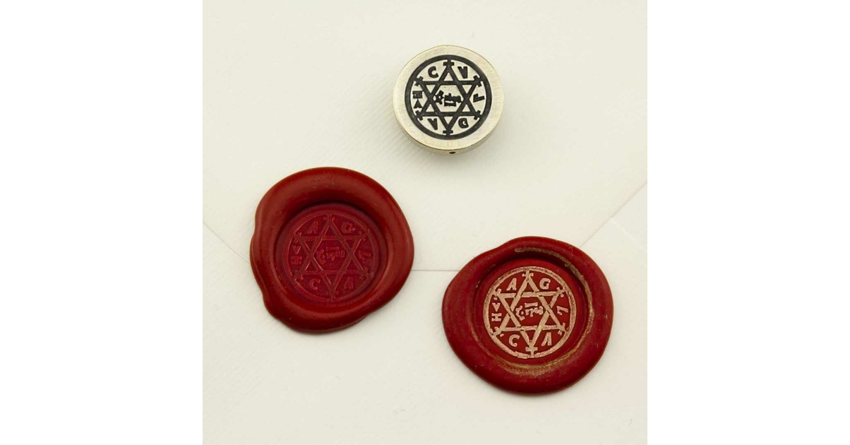 Sceau à cacheter pentacle - Sceaux Bortoletti - La Paqueterie
