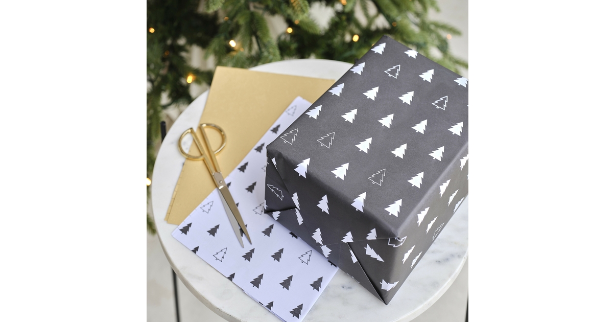 Kit papier cadeau de Noël moderne - Papiers/Papier cadeau - La Paqueterie