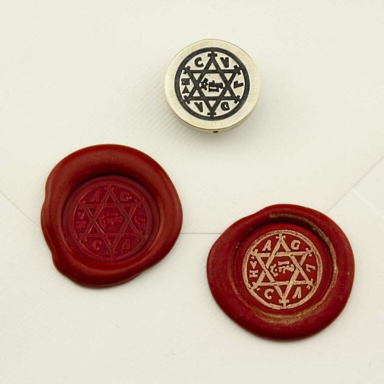 Sceau à cacheter pentacle - Sceaux Bortoletti - La Paqueterie