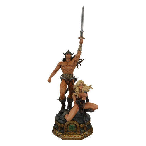 MEZCO TOYS - Conan statue 1/6 PVC Static-6 Conan the Barbarian (1982 ...