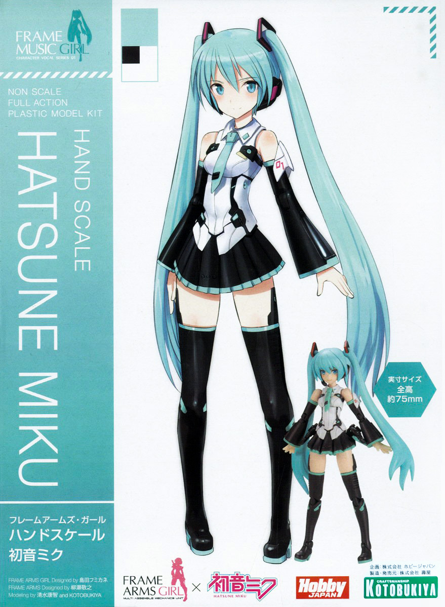 KOTOBUKIYA Hatsune Miku Frame Arms Girl Figurine Plastic Model Kit Hatsune Miku 8 cm - Maquettes ...