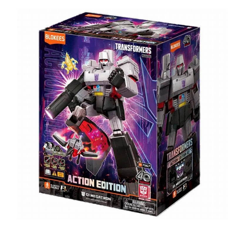 Blokees Transformers Action Edition 02 Megatron Light Up - Mecha ...