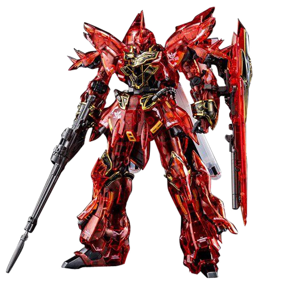 BANDAI GUNPLA RG 1/144 Sinanju (Clear Color) Neo Zeon Mobile Suit ...