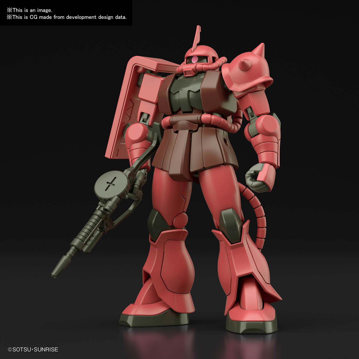 BANDAI GUN1808 GUNPLA HG 1/144 ZAKU II MS-06S - GUNPLA 1/144/HIGH GRADE ...