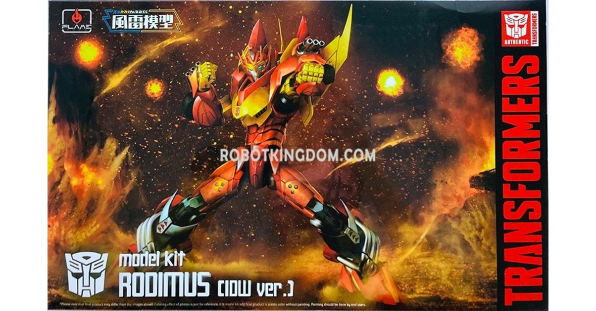 FLAME TOYS TRANSFORMERS FIGURINE FURAI MODEL PLASTIC MODEL KIT RODIMUS ...