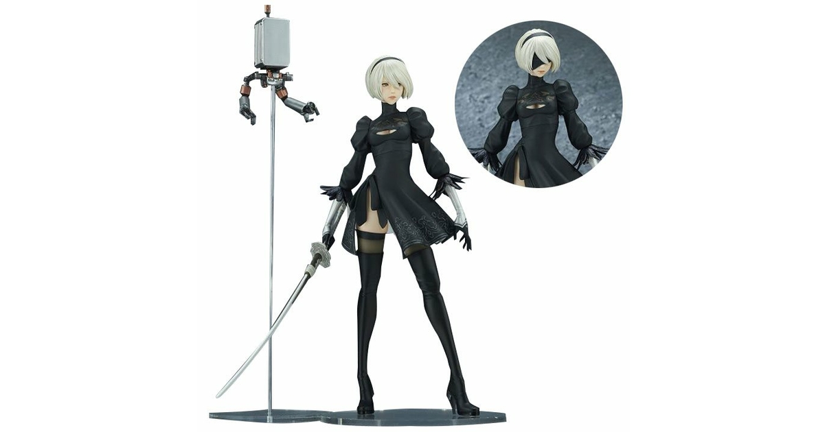 FLARE NIER:AUTOMATA STATUETTE PVC 2B (YORHA NO. 2 TYPE B) DELUXE ...