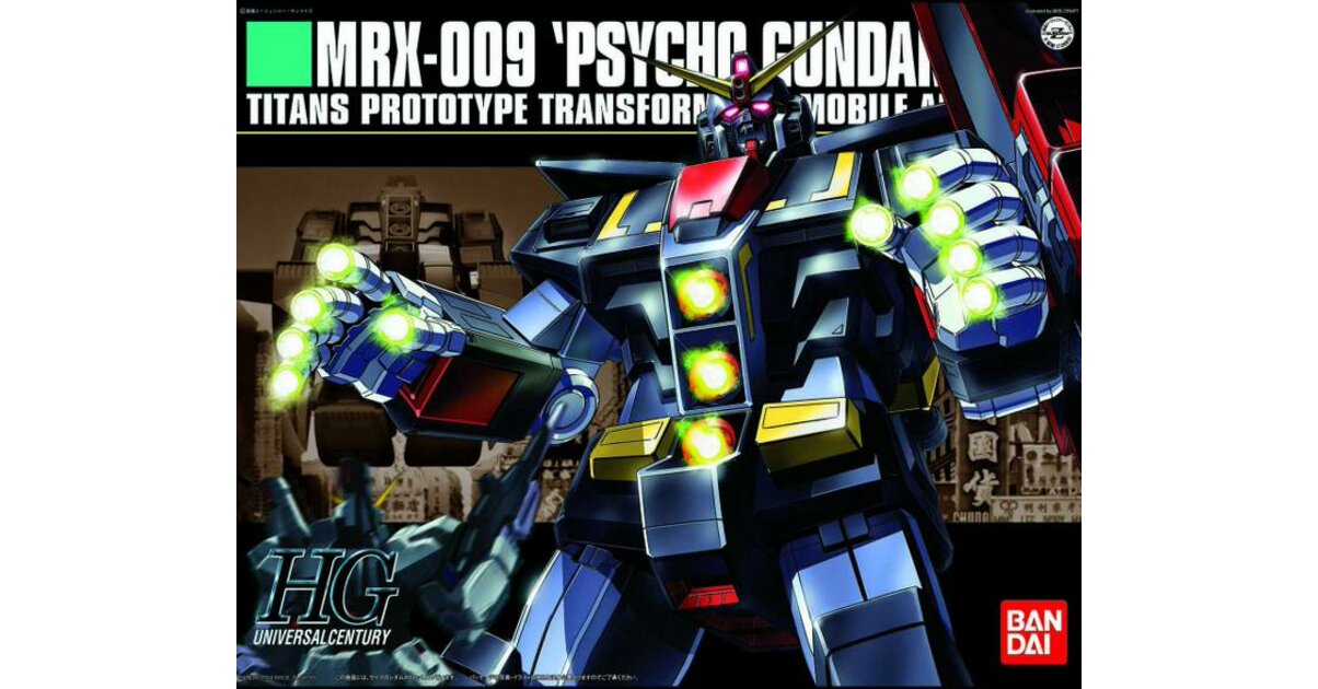 BANDAI GUN19196 GUNPLA HGUC 1/144 GUNDAM PSYCHO - GUNPLA - gunpla-shop