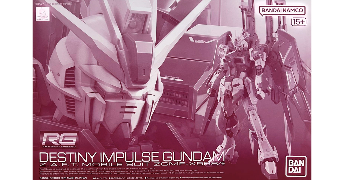 BANDAI RG 1/144 Destiny Impulse Gundam - GUNPLA 1/144/REAL GRADE [RG ...