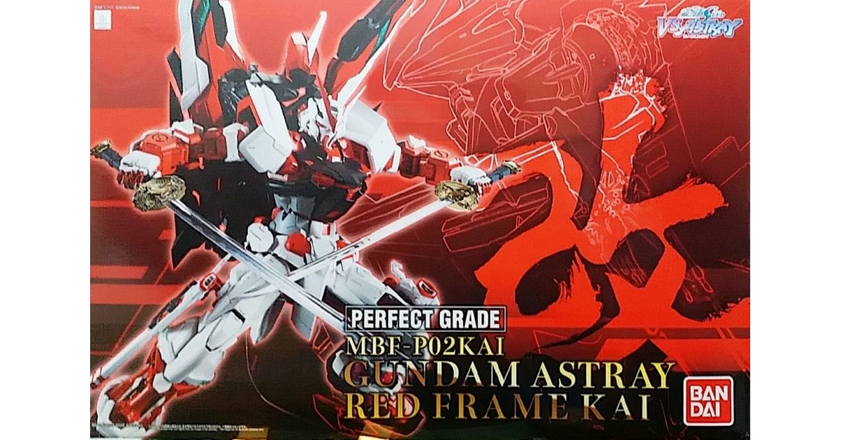 PG Astray Red Frame Kai 1/60 – Gunpla Perfect Grade Bandai Tactical Arms