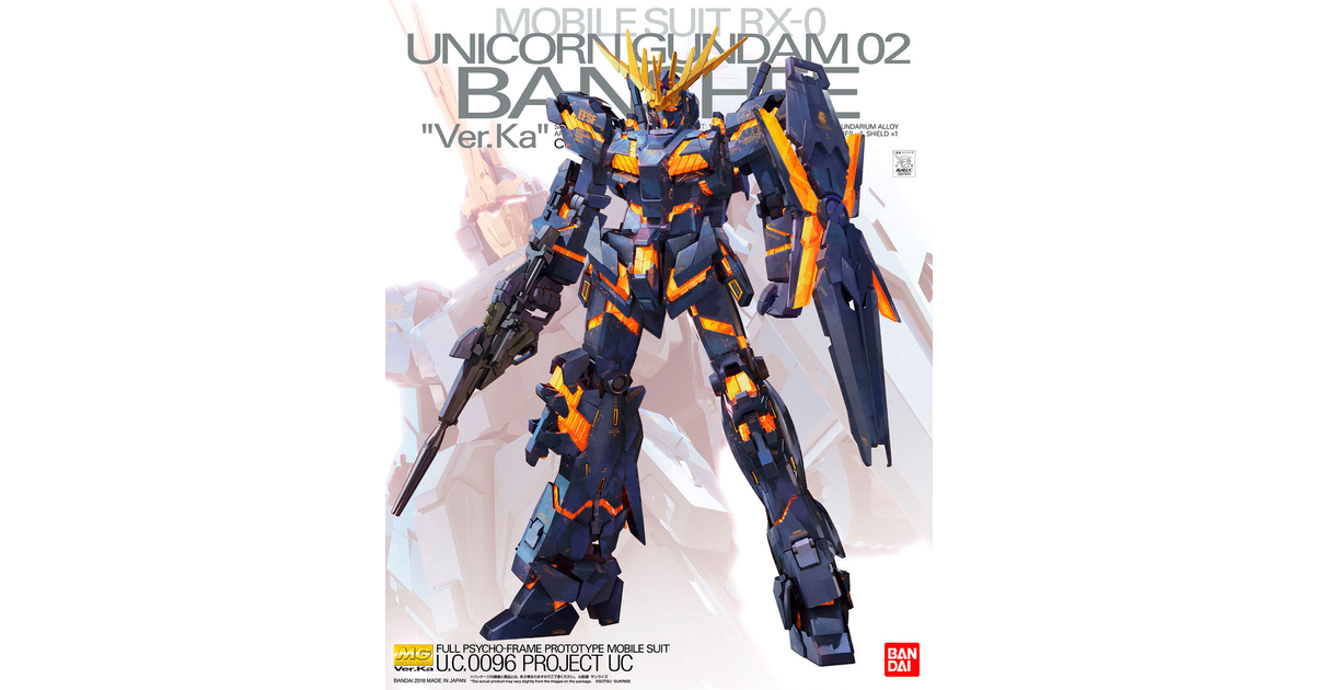 MG 1/100 Banshee Ver.Ka – Gunpla Unicorn Gundam Bandai