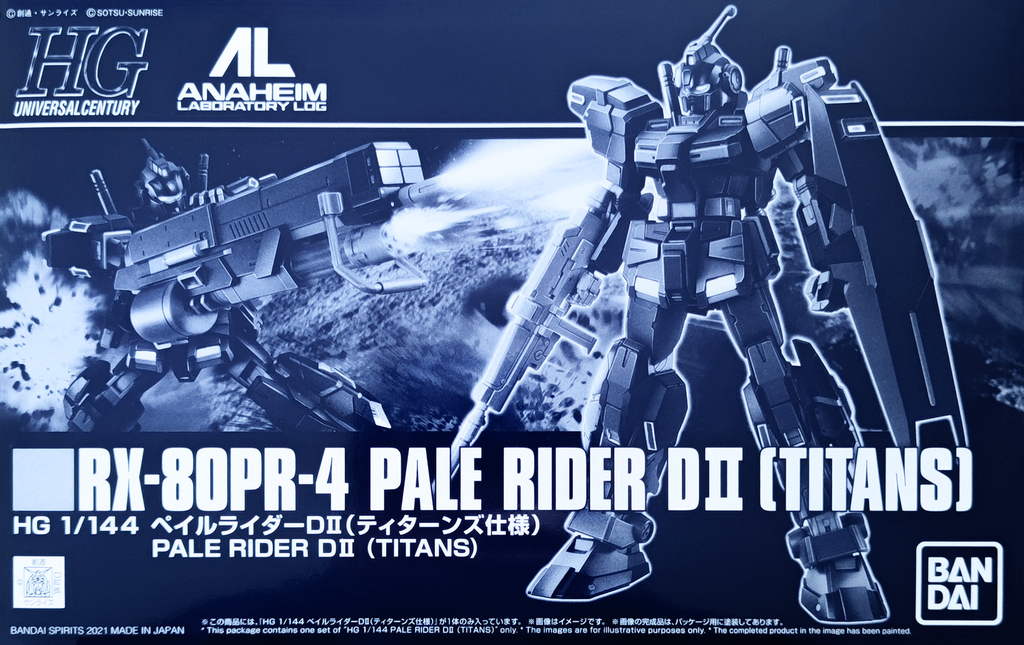 BANDAI HGUC 1/144 RX-80PR-4 Pale Rider DII (Titans) - GUNPLA 1/144/HIGH ...