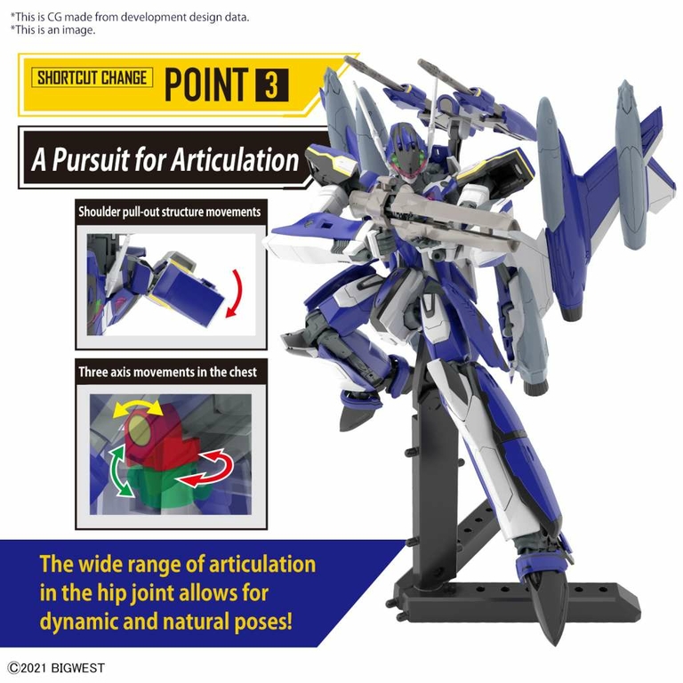 BANDAI Macross Frontier HG 1/100 YF-29 Durandal Valkyrie (Maximilian Jenius Use) Full Set Pack ...