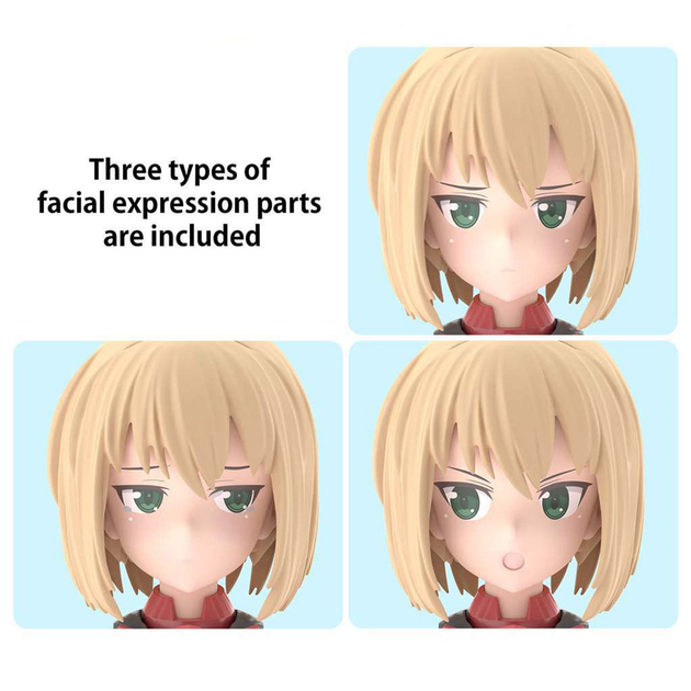 BANDAI 30MS Option Face Parts Facial Expression Set 5 (Color B ...