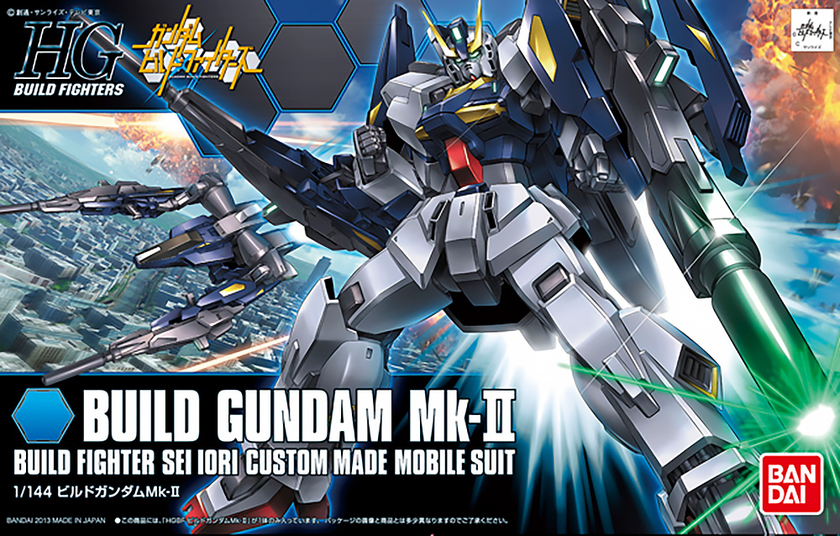BANDAI GUNPLA HGBF 1/144 Build Gundam Mk-II Build Fighter Sei Iori ...