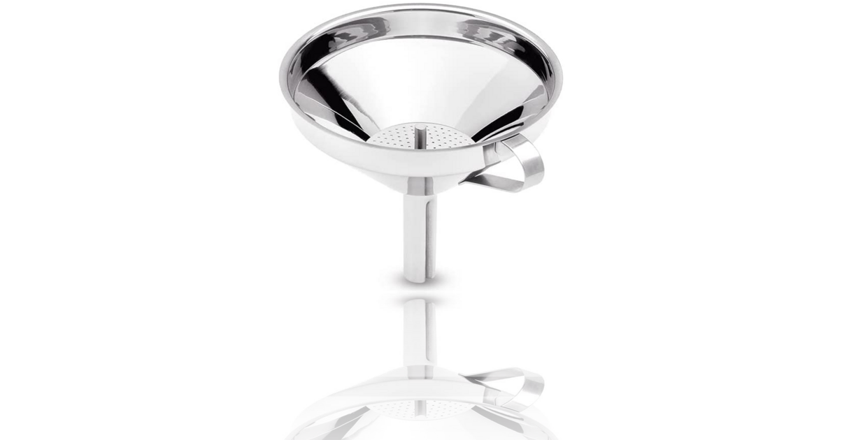 Entonnoir en inox avec filtre amovible - Ustensile de cuisine/Entonnoir ...