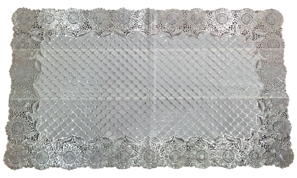 Napperon Simili Dentelle 100x57 cm - Toile cirée à la coupe/toile cirée ...