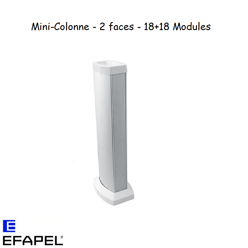 Mini-colonne de bureau - 18+18 modules - Solutions Bureau/Postes de ...