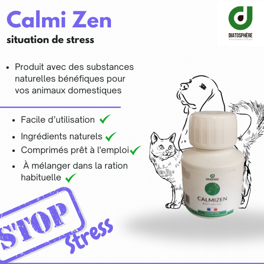 Calmi zen- Anti-stress naturel pour chien et chat