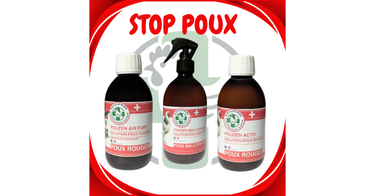 Produits de soins Externes pour la basse-cour - Pou rouge et pou ...
