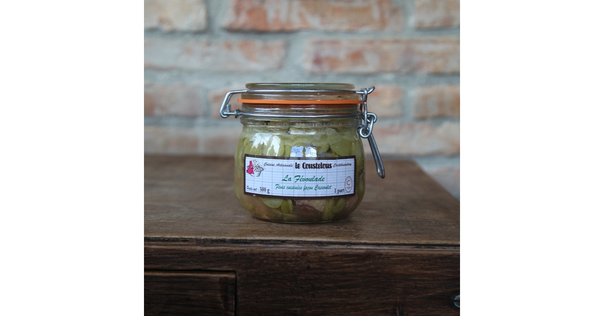 FEVOULADE, fèves cuisinées façon Cassoulet 500g - Le Coustelous