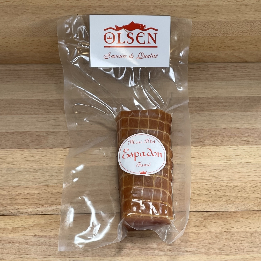 Espadon fumé mini filet 160g Olsen Spécialités Scandinaves