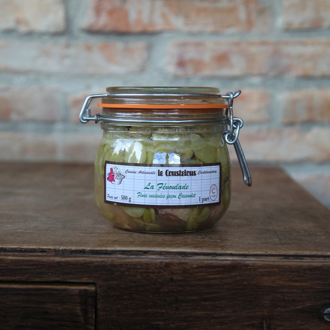FEVOULADE, fèves cuisinées façon Cassoulet 500g - Le Coustelous