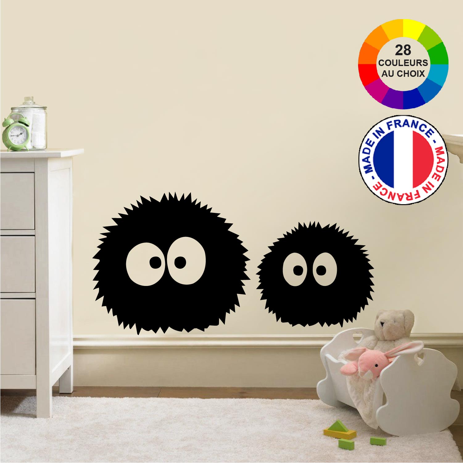 Stickers Ghibli - stickers muraux et deco animés Ghibli