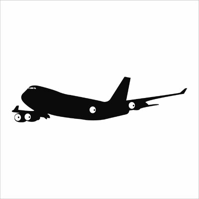 Stickers Avion - Autocollant muraux et deco