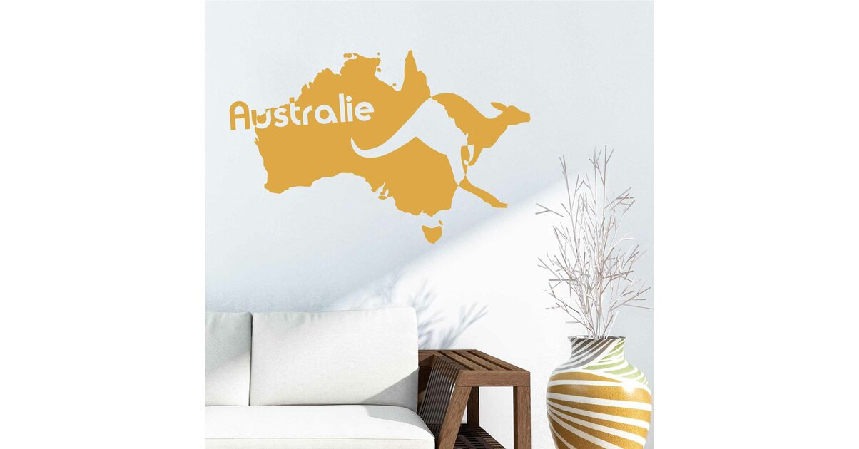 Stickers Australie Kangourou - Autocollant muraux et deco