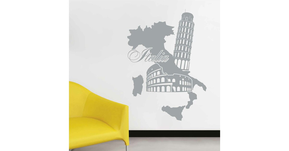Stickers Italie Monuments - Autocollant muraux et deco