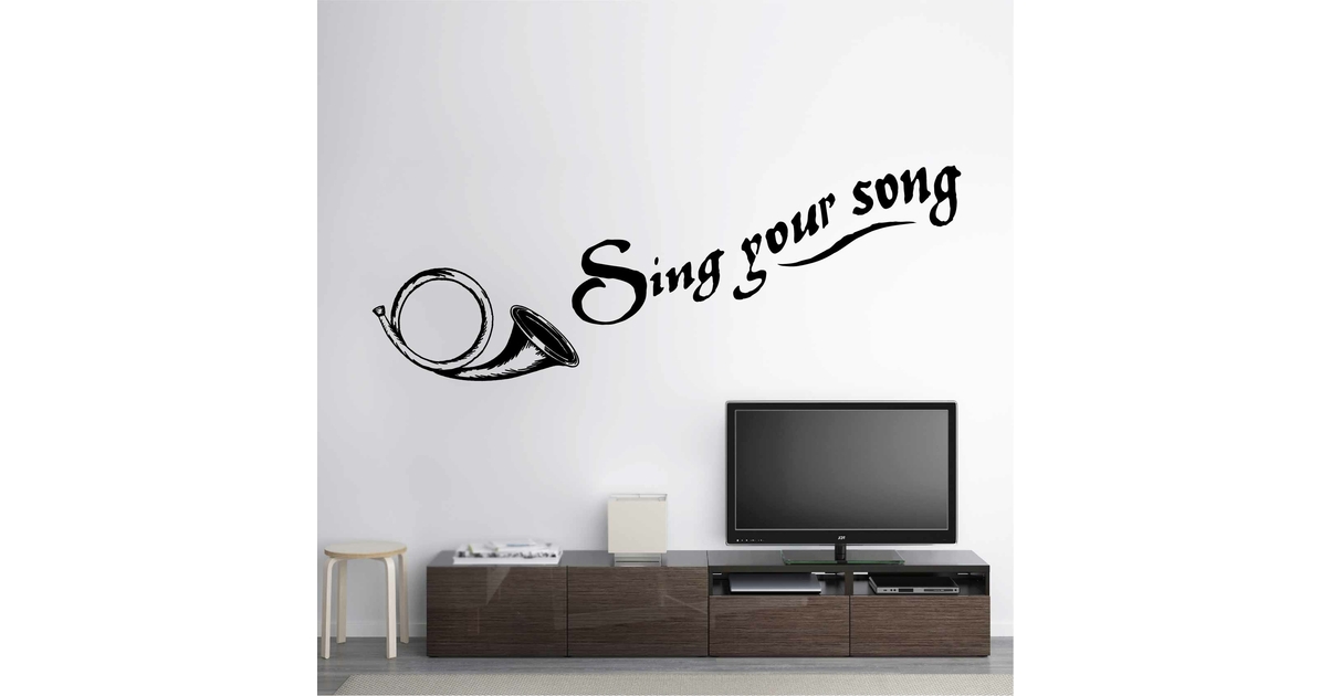 Stickers Sing your song - Autocollant muraux et deco