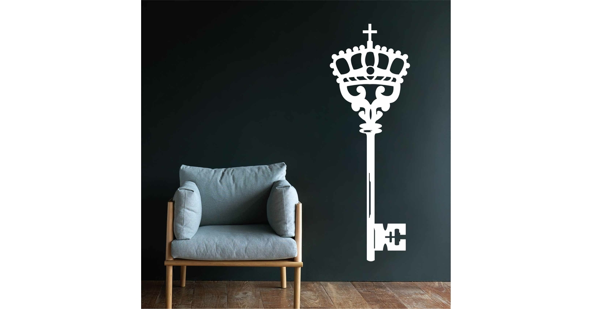 Stickers Clef Vintage - Autocollant muraux et deco