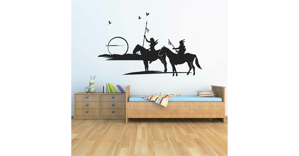 Stickers Indiens Paysage - Autocollant muraux et deco