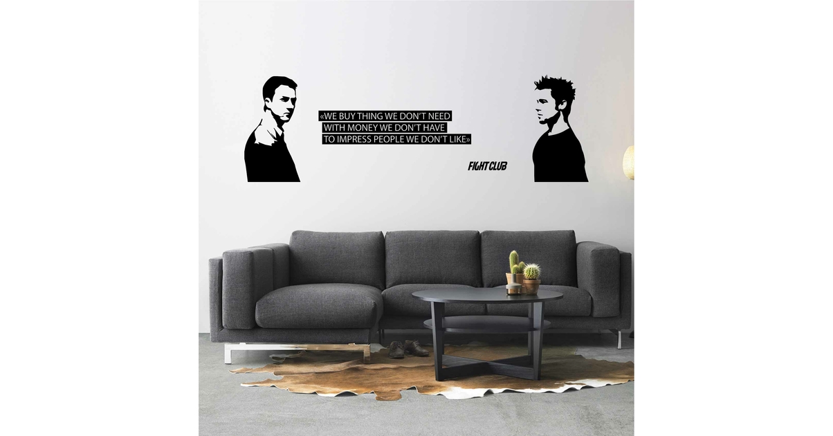 Stickers Fight Club - Autocollant muraux et deco