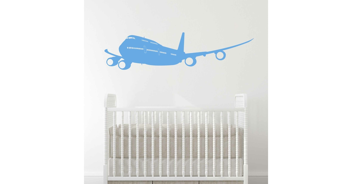Stickers Avion 747 - Autocollant muraux et deco