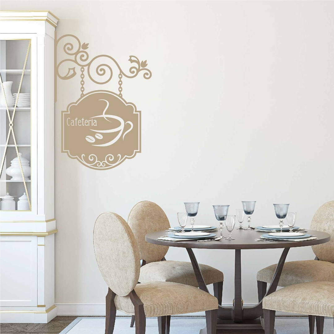 Stickers Cafeteria - Autocollant muraux et deco