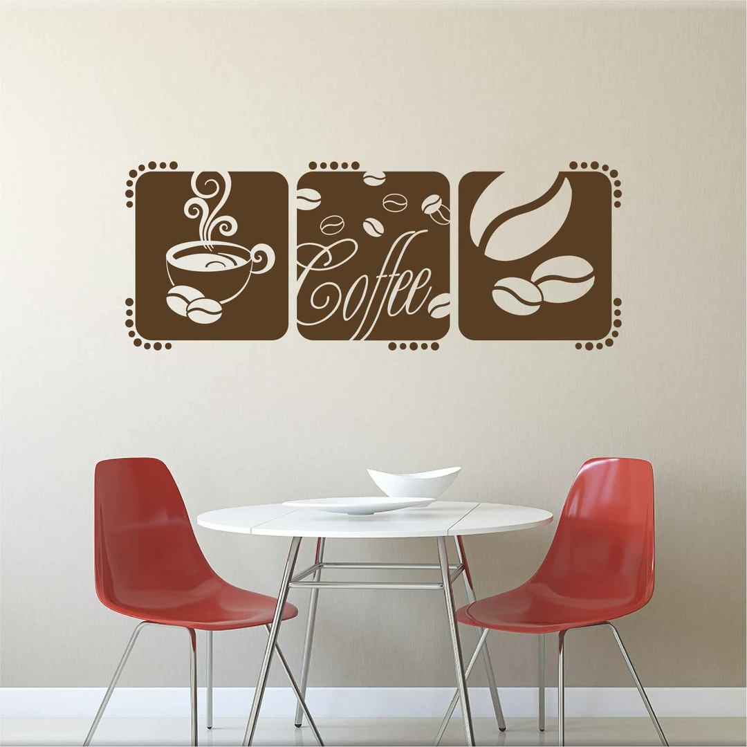 Stickers Coffee - Autocollant muraux et deco