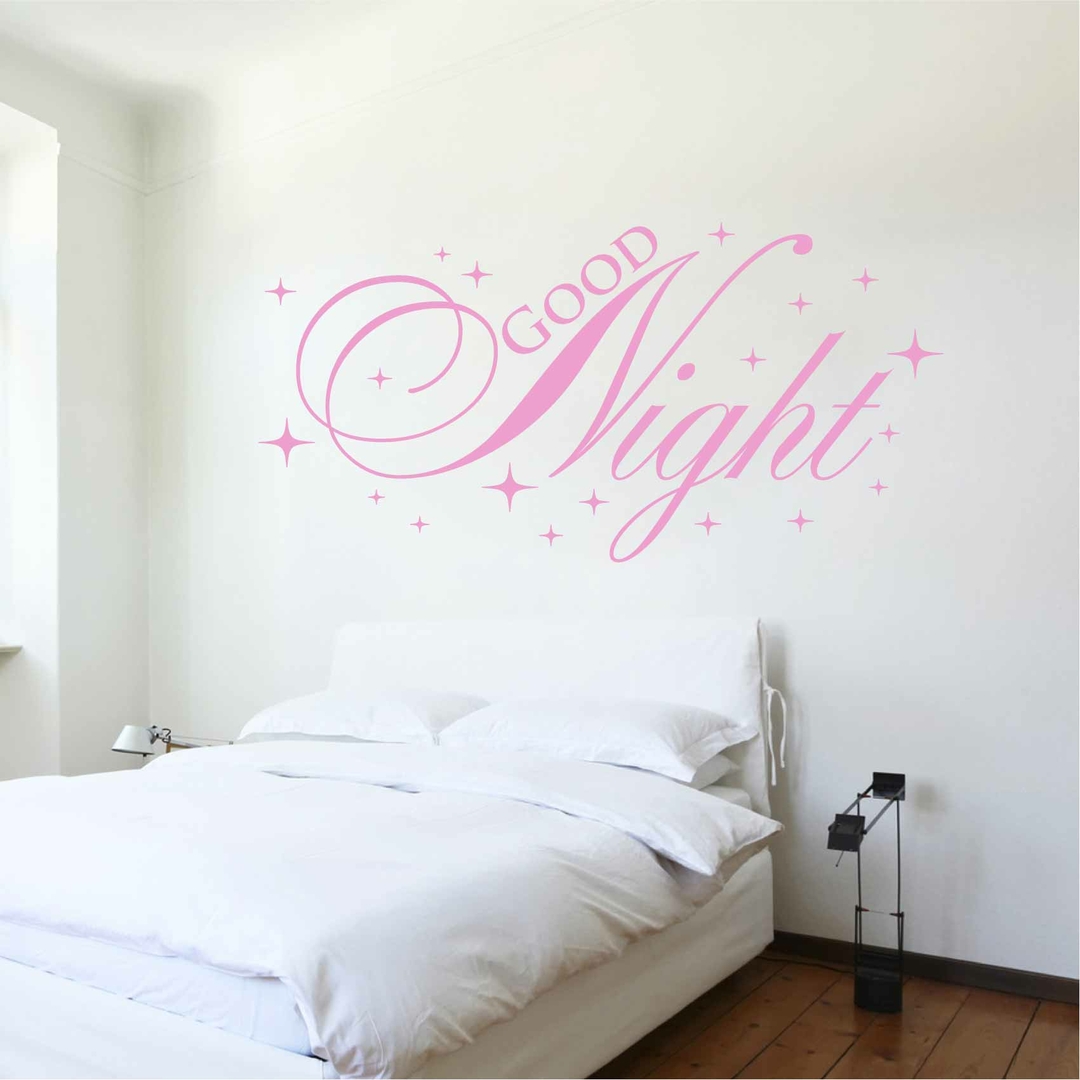 Stickers Good Night - Autocollant muraux et deco