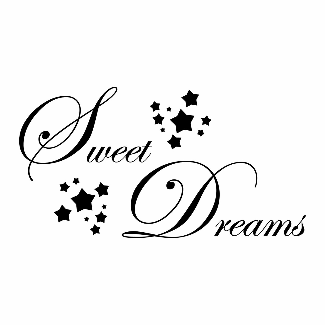Stickers Sweet Dreams - Autocollant muraux et deco